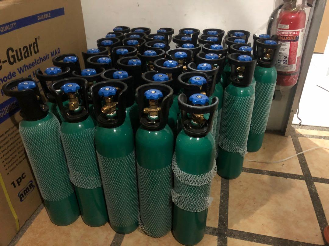 oxygen tank 10lbs full contant on Carousell