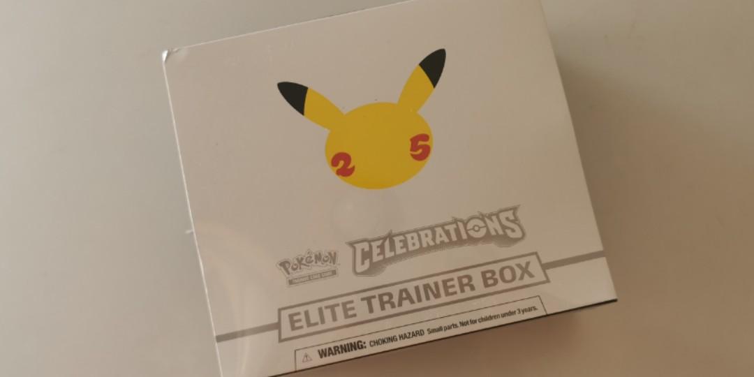 Pokemon 25th anniversary ETB booster, 興趣及遊戲, 玩具 & 遊戲類 - Carousell