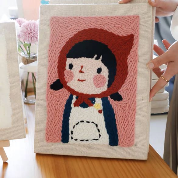 Needle Punch Art Kit, Hobbies & Toys, Stationery & Craft, Handmade ...