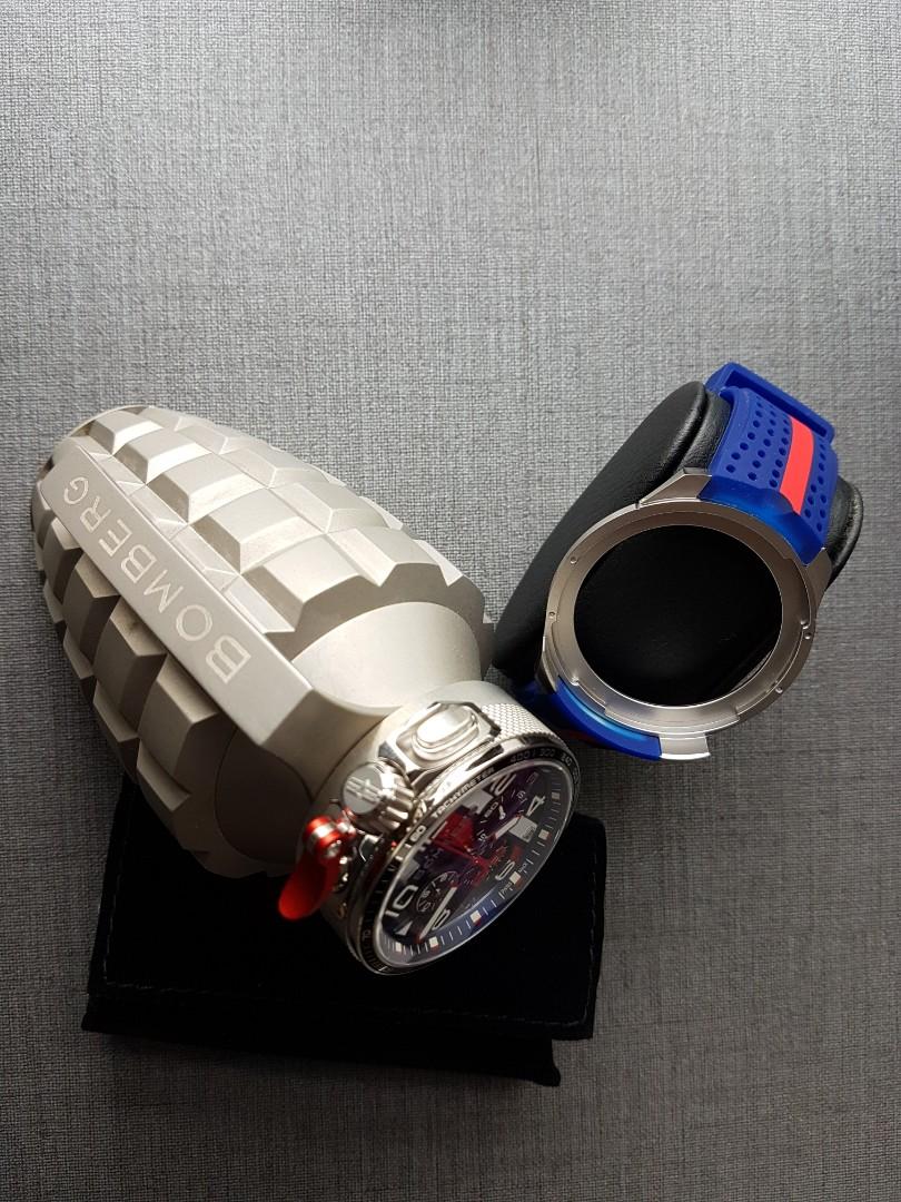 Rare! Special solid desk grenade clock holder and watch!, Luxury ...