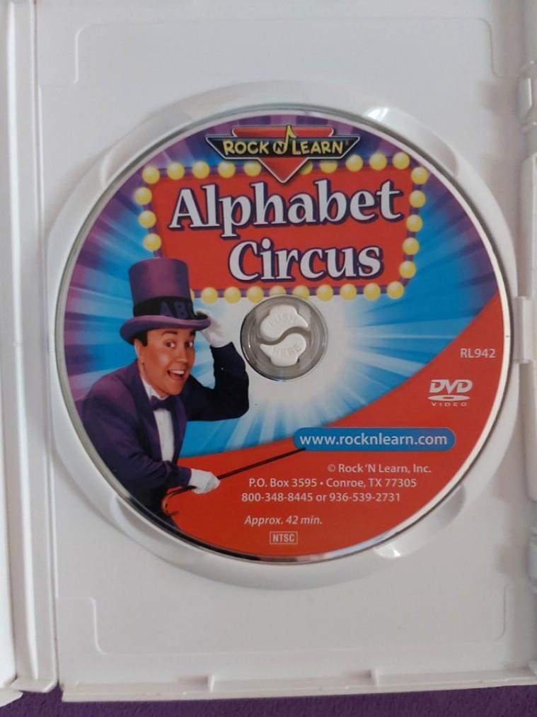 ️ ROCK N LEARN Alphabet Circus DVD, Hobbies & Toys, Music & Media, CDs ...