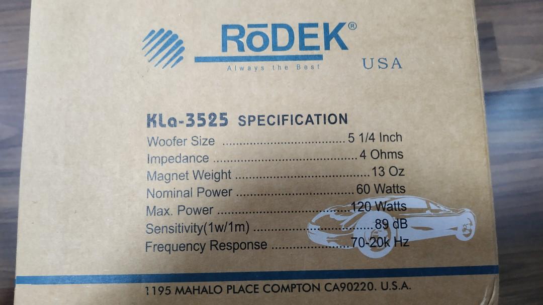 Rodek Component Speakers, Car Accessories, Electronics & Lights on ...