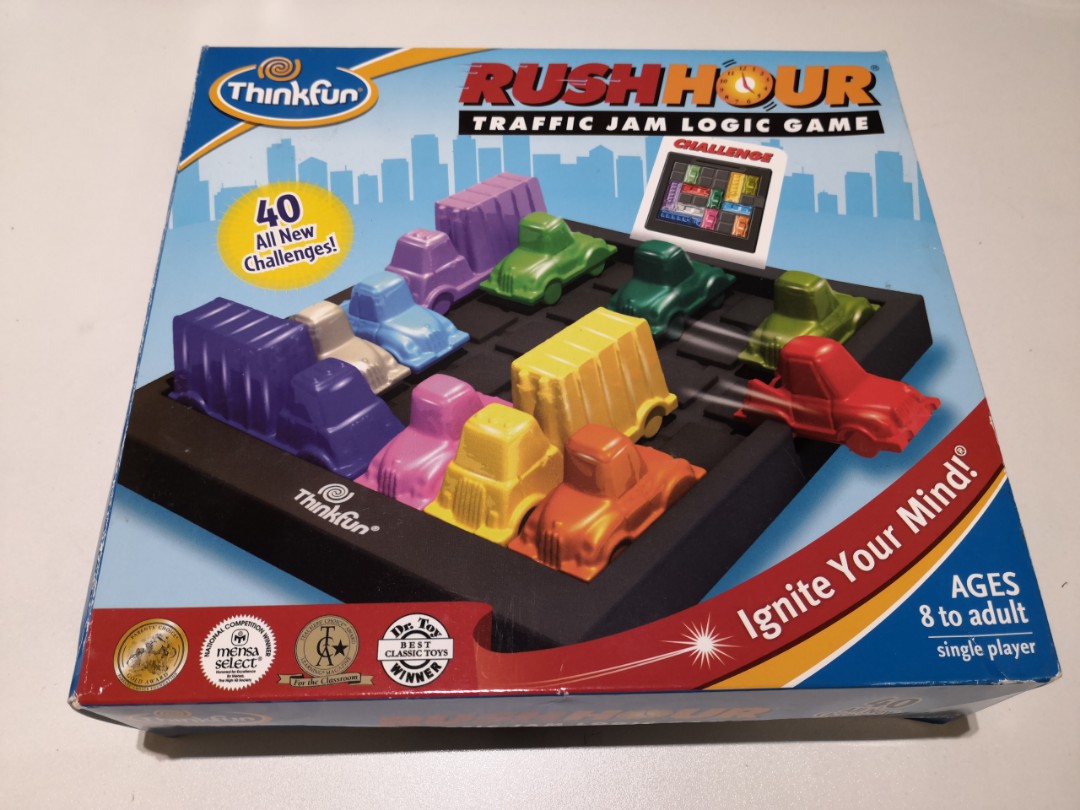Rush-hour traffic jam logic game, 興趣及遊戲, 玩具 & 遊戲類 - Carousell