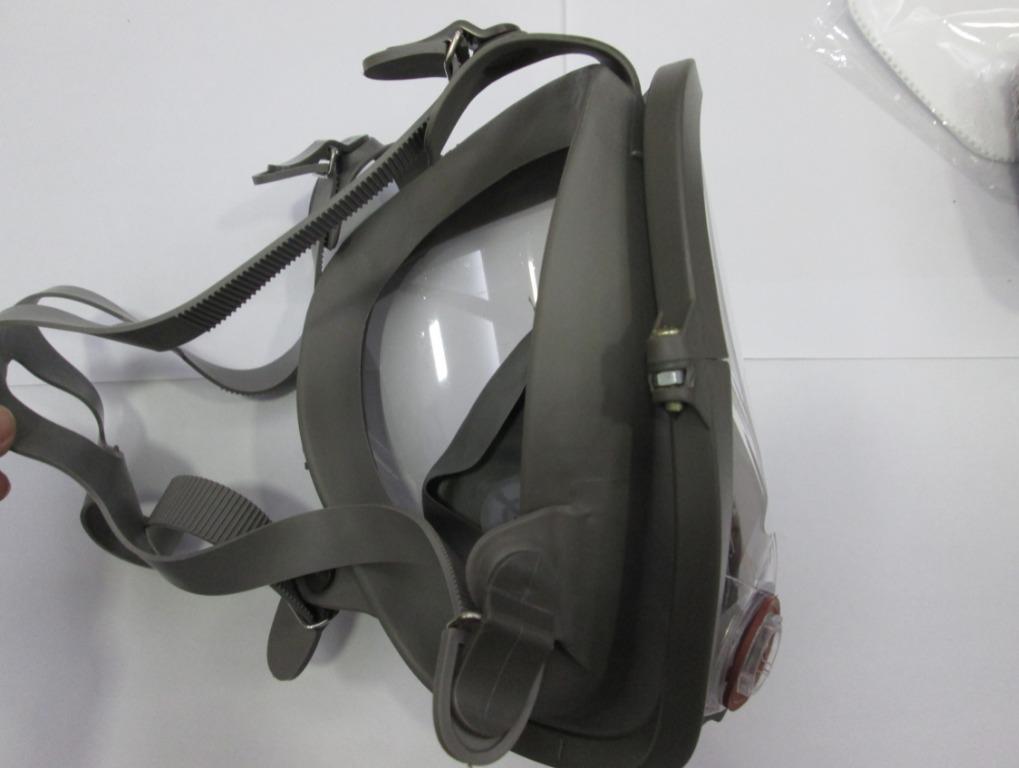 Savior Full Face Respirator Mask with Dual, Health & Nutrition, Face ...