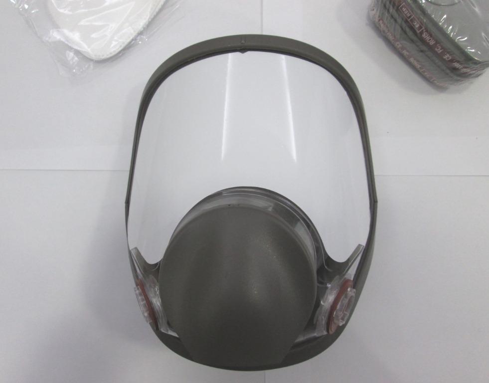 Savior Full Face Respirator Mask with Dual, Health & Nutrition, Face ...