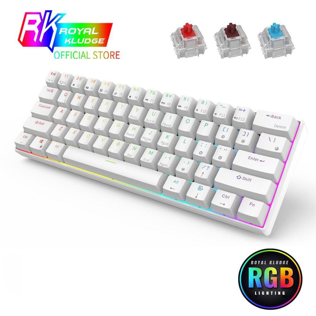 [SG] Royal Kludge RK61 RKG68 RK84 Mechanical Hotswap Gaming Keyboard Custom, Computers & Tech ...