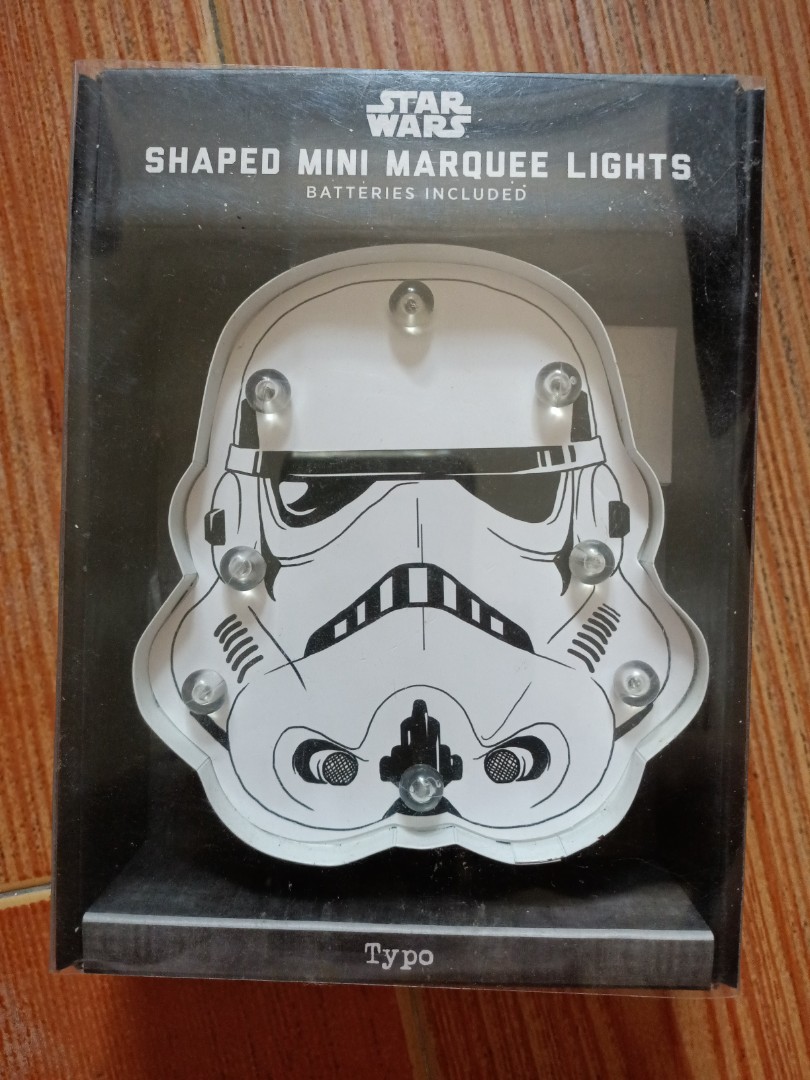 Stormtrooper Typo mini marquee lights, Hobbies & Toys, Toys & Games on ...