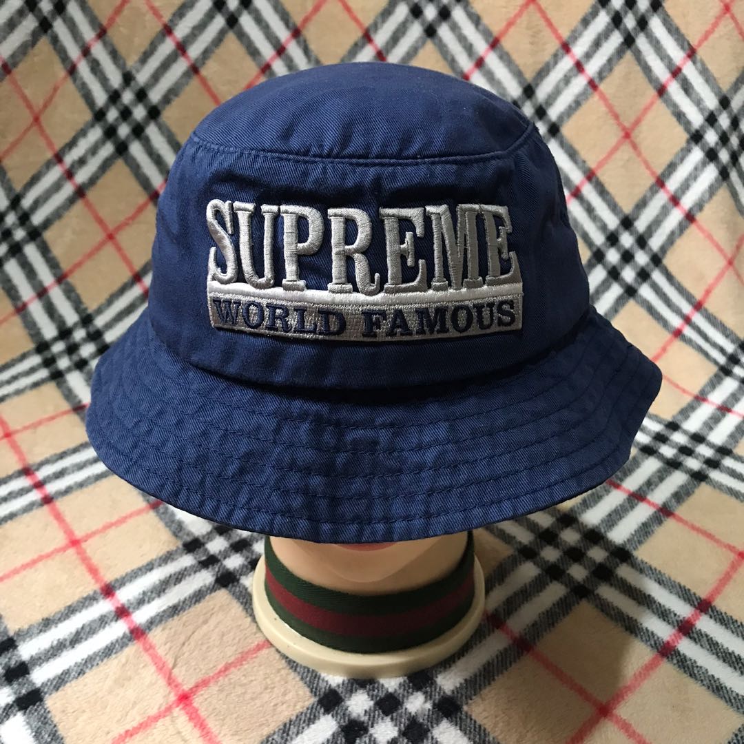 Supreme bucket hat, Men's Fashion, Watches & Accessories, Caps & Hats ...