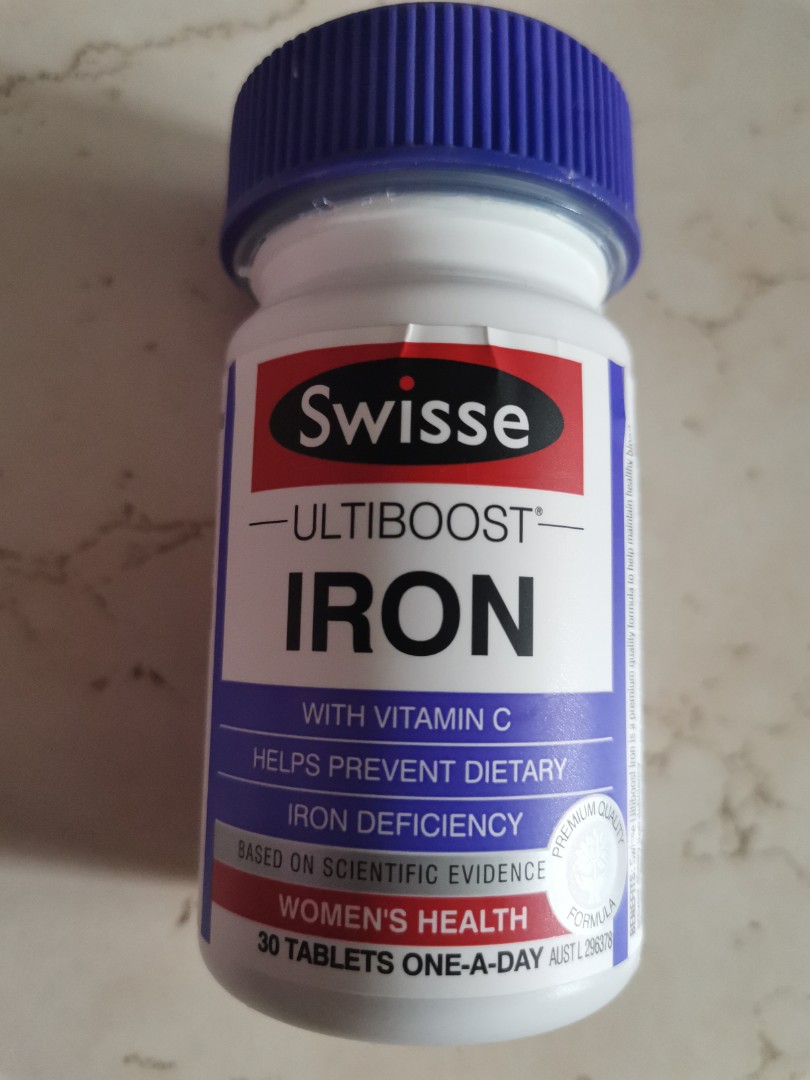 Swiss Ultiboost Iron Supplement, Health & Nutrition, Health Supplements ...