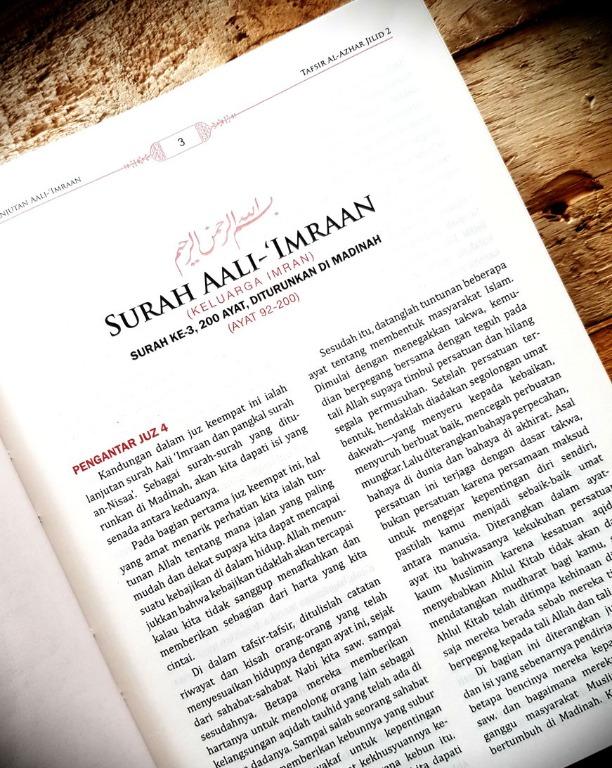 Tafsir Al-Azhar Edisi lengkap 30 Juz (1-9 Jilid)[ Prof. DR. HAMKA ...