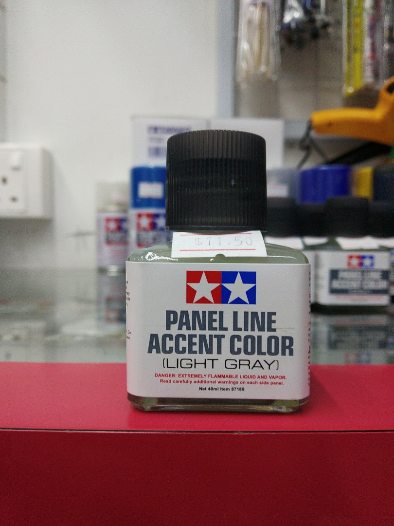 Tamiya Panel Line Accent Color Light Gray, Hobbies & Toys, Stationery ...