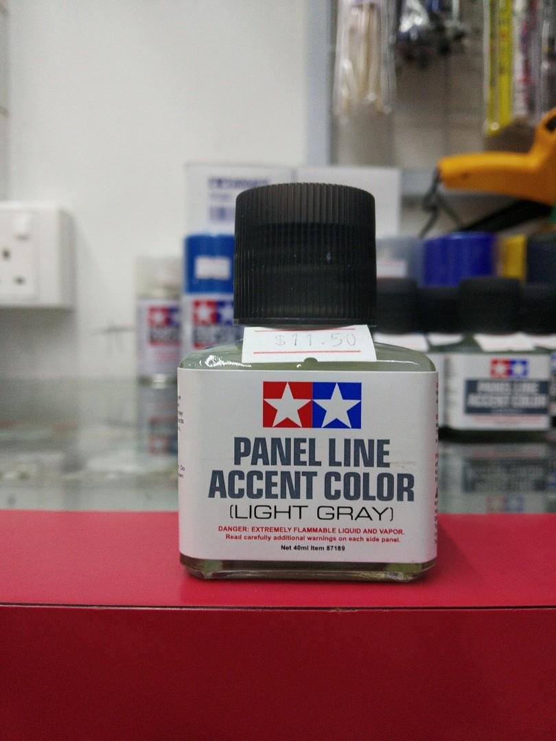 Tamiya Panel Line Accent Color Light Gray, Hobbies & Toys, Stationery ...