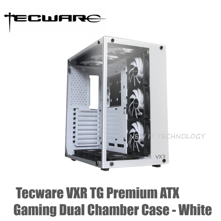 TECWARE VXR TEMPERED GLASS PREMIUM ATX GAMING CASE - TEC-VXR, Computers ...