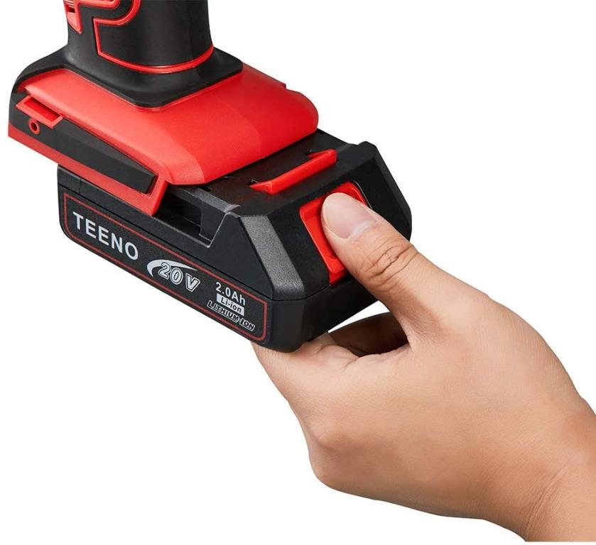 TEENO 20V MAX Cordless Oscillating Tool Multi-Tool Kit with Variable ...