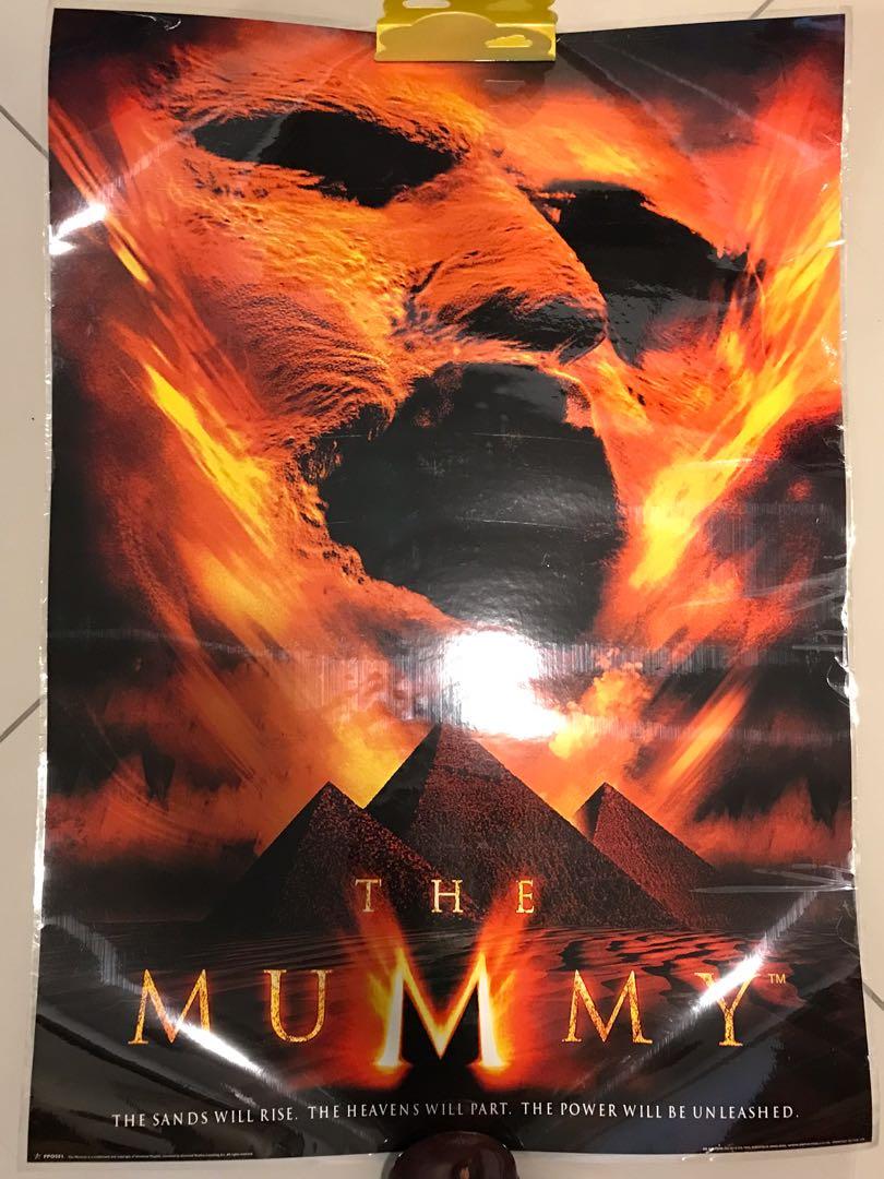 The Mummy official movie poster laminated, Hobbies & Toys, Stationery ...