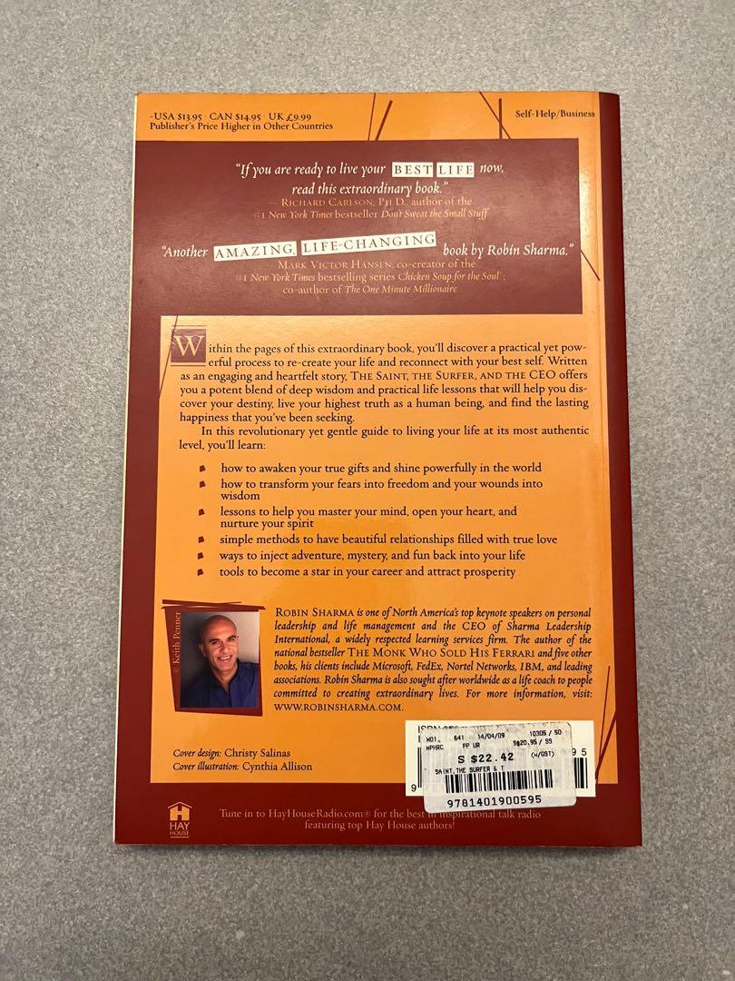 The Saint, the Surfer and the CEO - Robin Sharma, Hobbies & Toys, Books ...