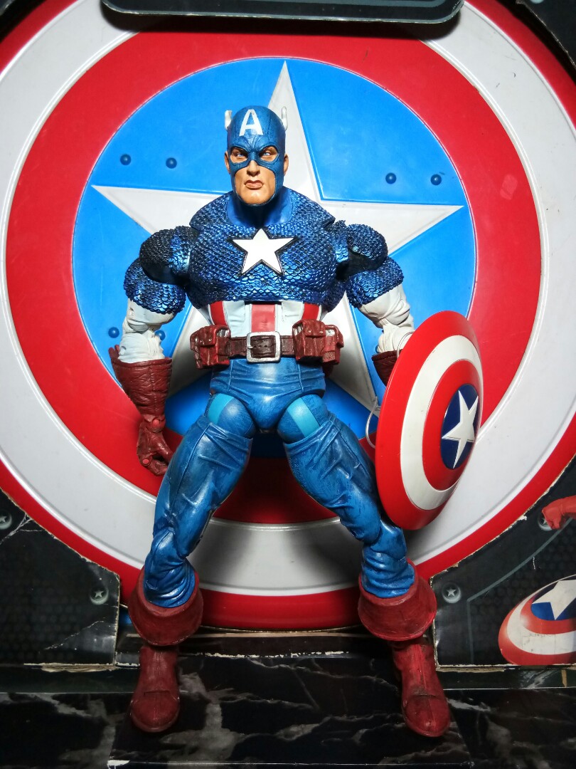 Toybiz Marvel Legends Icons Captain America 12" Inch Action Figure ...