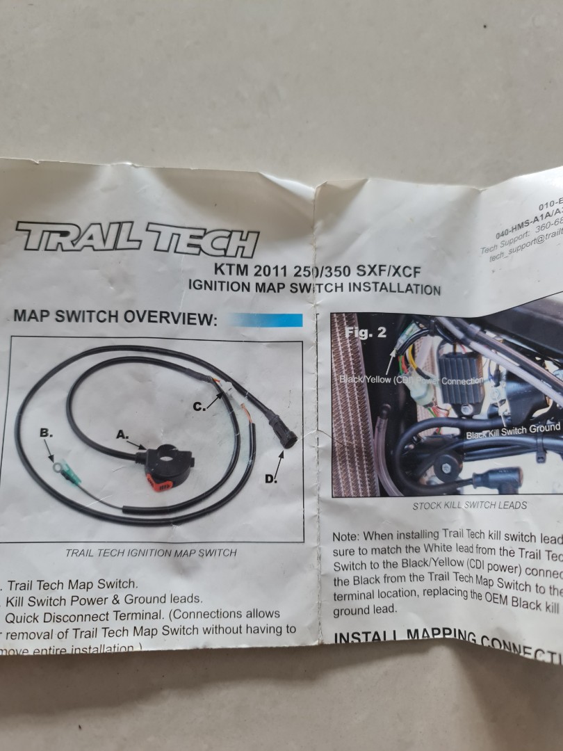 Trailtech ktm map switch 2011-2015, Motorcycles, Motorcycle Accessories ...