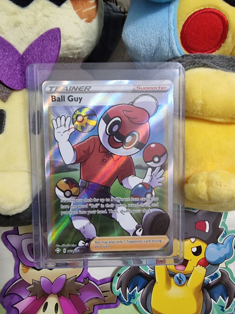 Trainer Ball Guy Pokemon TCG, Hobbies & Toys, Toys & Games on Carousell