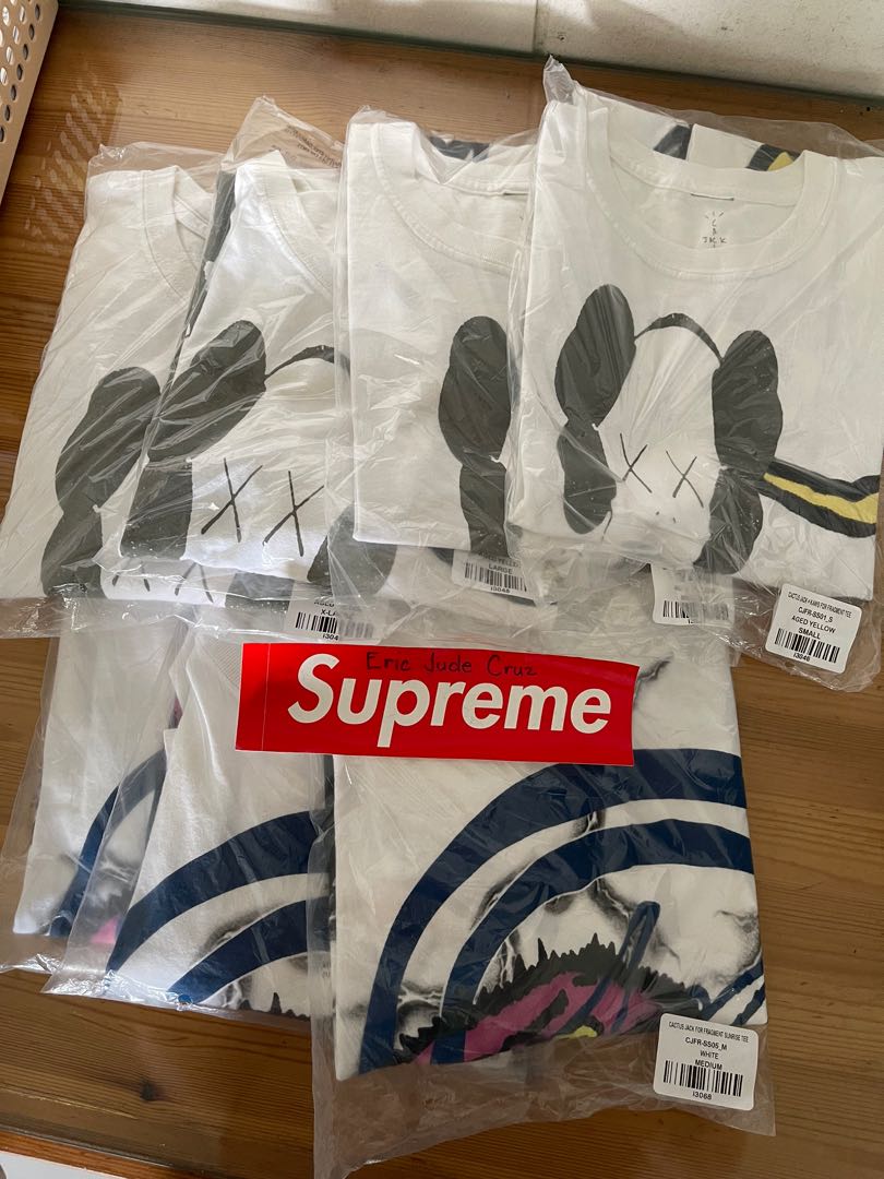 Travis Scott X Kaws X Fragment, Men's Fashion, Tops & Sets, Tshirts ...