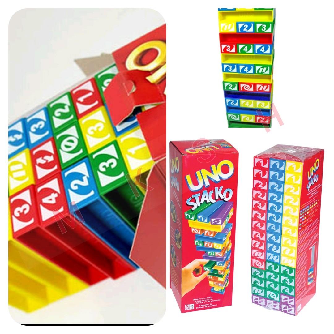 UNO Stock-O Game Blocks Family Board Games, Hobbies & Toys, Toys ...