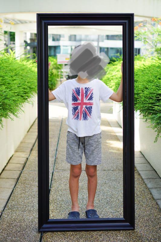 Very Large Wooden Picture Frame in Black, Furniture & Home Living, Home ...