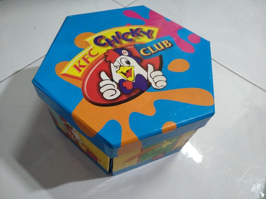 Very Old KFC Chicky Club Coloring Box, Hobbies & Toys, Memorabilia ...