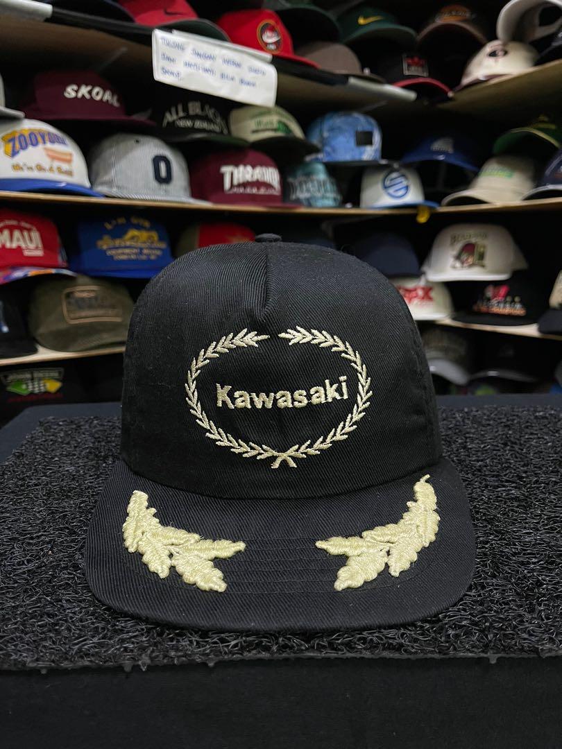 Vintage Swingster Kawasaki Motor Bunga Padi Snapback Cap , Men's Fashion, Watches & Accessories ...