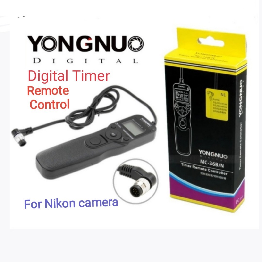 Yongnuo MC-36/N Digital Timer Remote Controller Intervalometer for Nikon, Fuji cameras. [ref ...