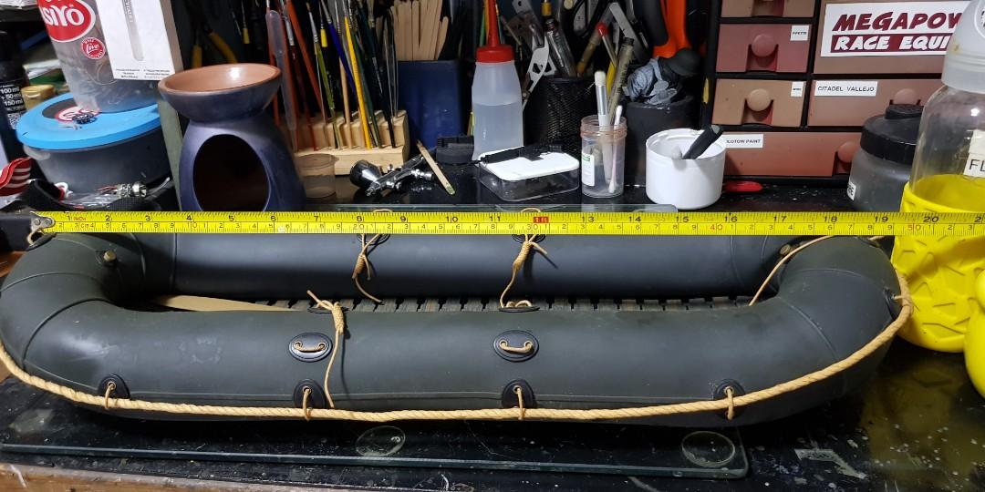 12 inch WWII Rubber Raft for 1/6 Dragon Hot Toys figure, Hobbies & Toys ...