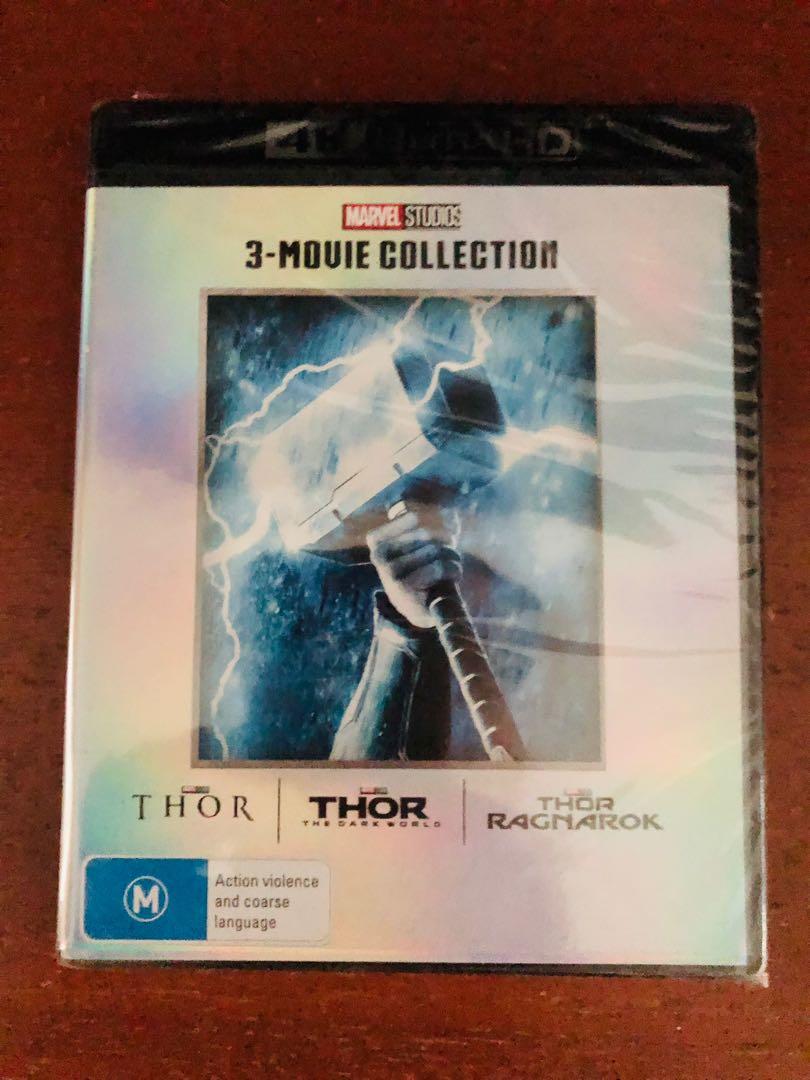 4K Ultra HD New Thor Trilogy, Hobbies & Toys, Music & Media, CDs & DVDs ...