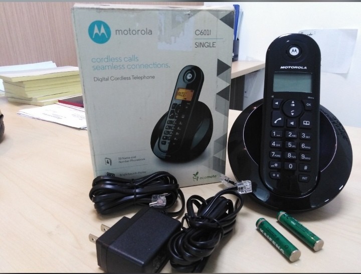 50% OFF MOTOROLA C601i DIGITAL CORDLESS PHONE, Computers & Tech, Office ...