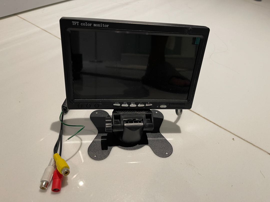 7” inch TFT LCD Monitor, 電腦＆科技, 電腦周邊及配件, 電子屏幕 - Carousell