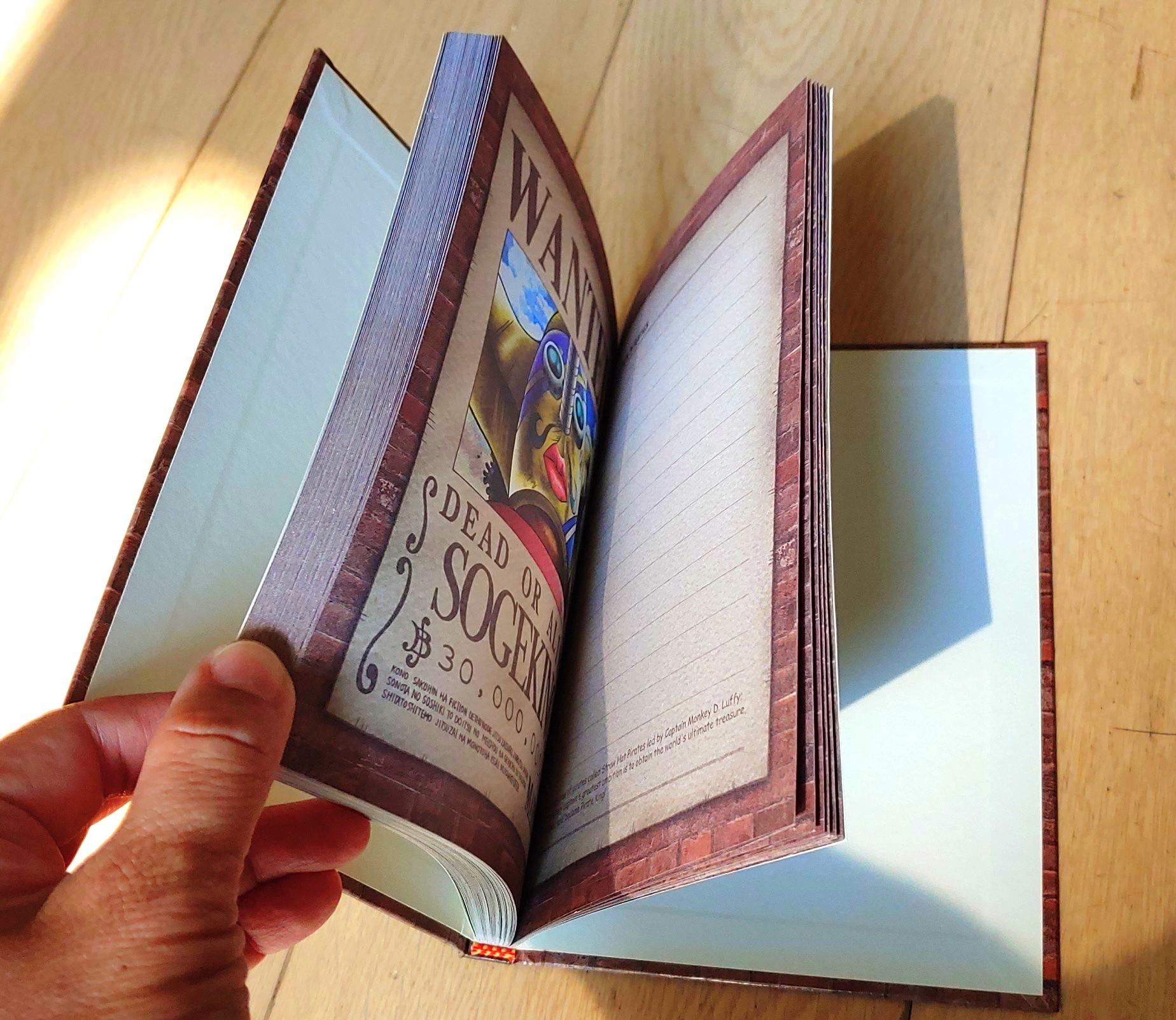 海賊王筆記簿 One Piece Note Book, 興趣及遊戲, 手作＆自家設計, 文具 - Carousell