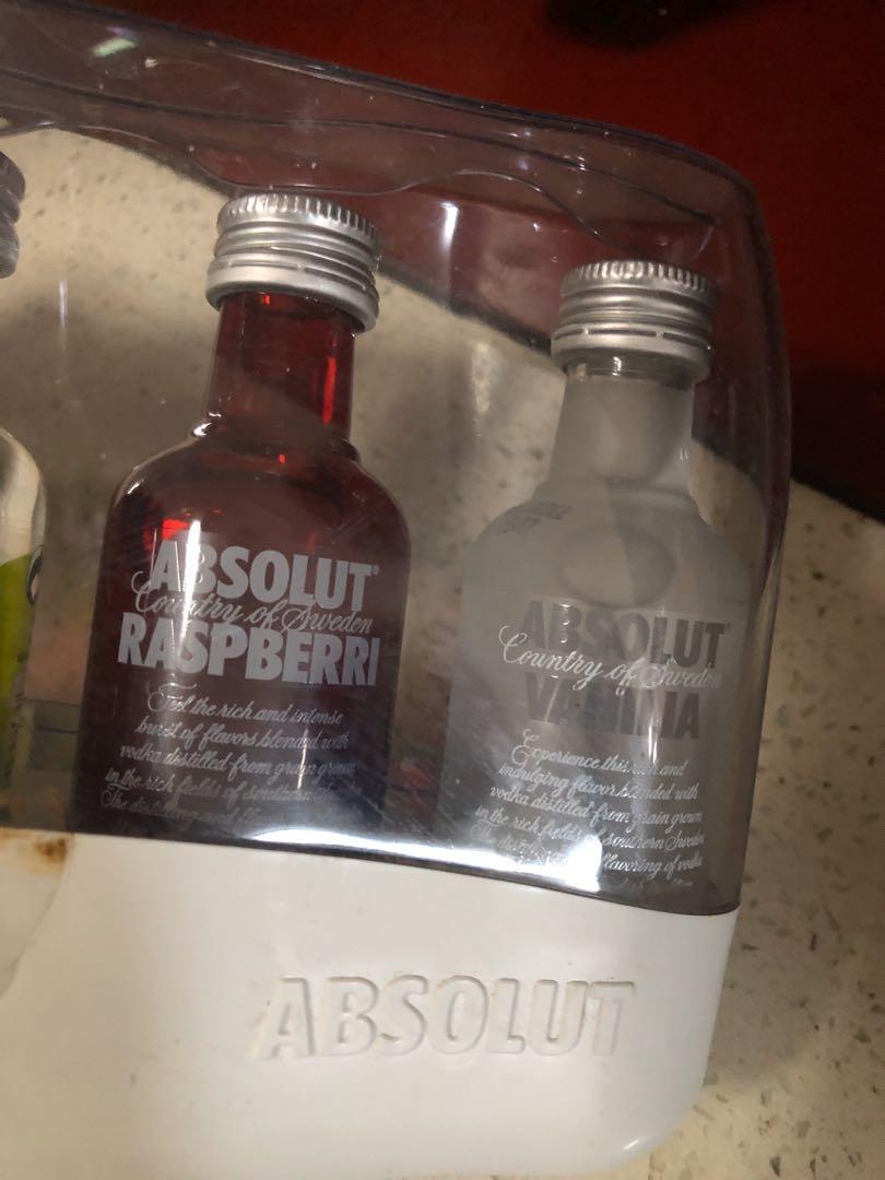 Absolute Vodka Taster Set, Food & Drinks, Alcoholic Beverages on Carousell