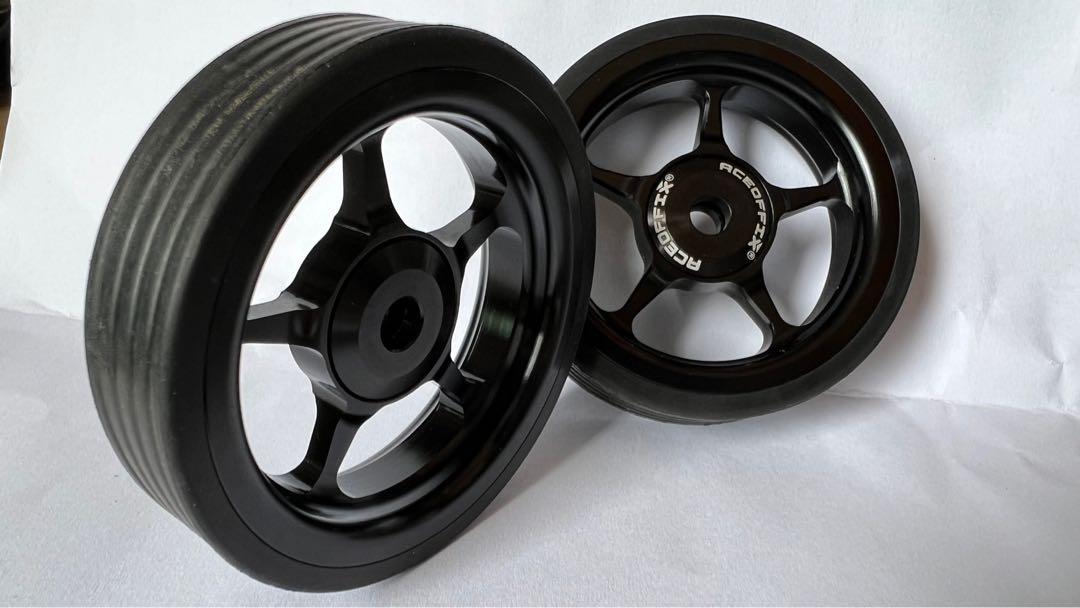 Aceoffix Easywheel Easy Rollers Wide Wheels Aluminum Alloy 60mm, Sports ...