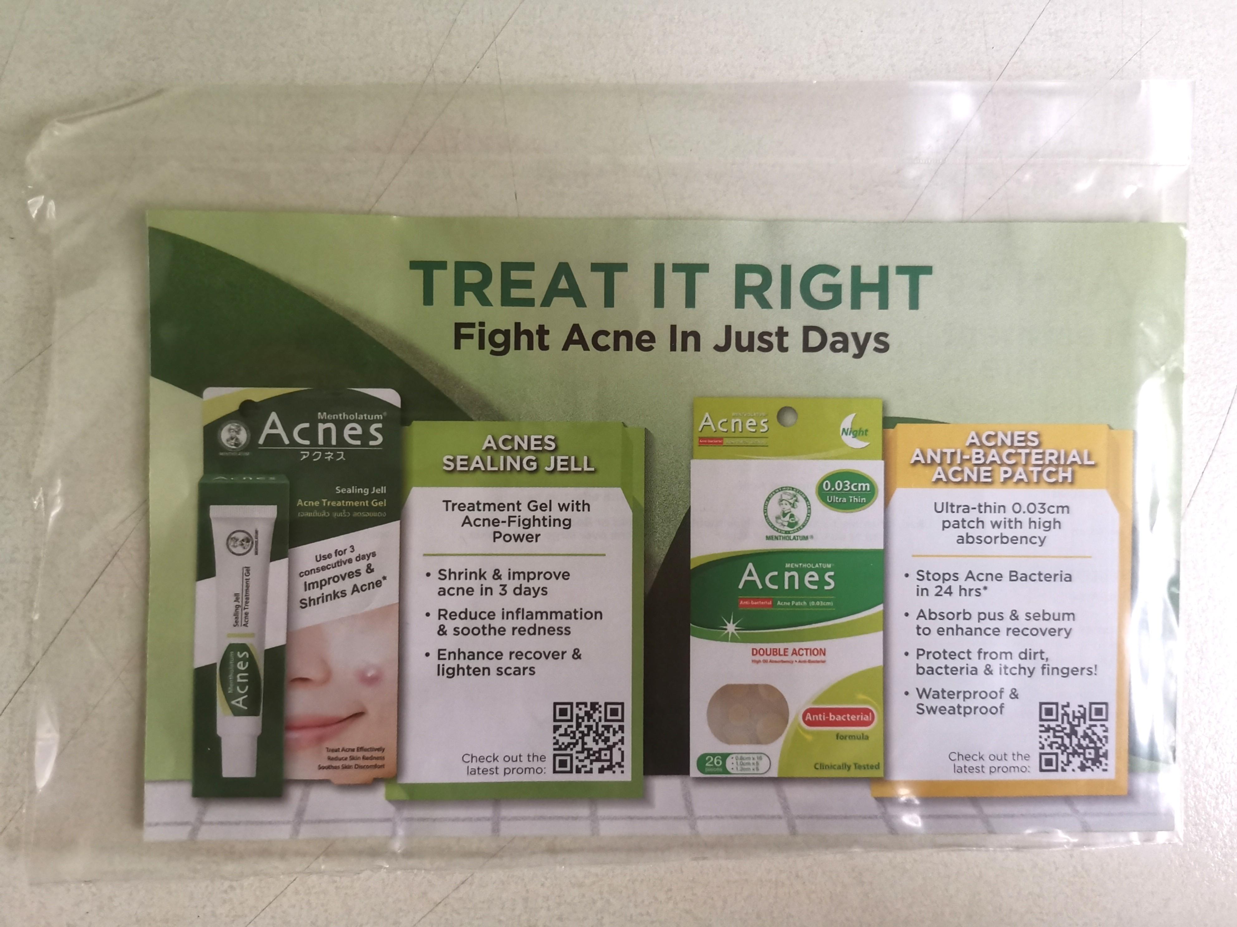 Mentholatum Acne samples, Beauty & Personal Care, Face, Face Care on ...