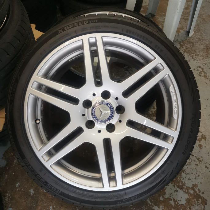 AMG 18” Mercedes Benz Staggered Rims , Car Accessories, Tyres & Rims on ...