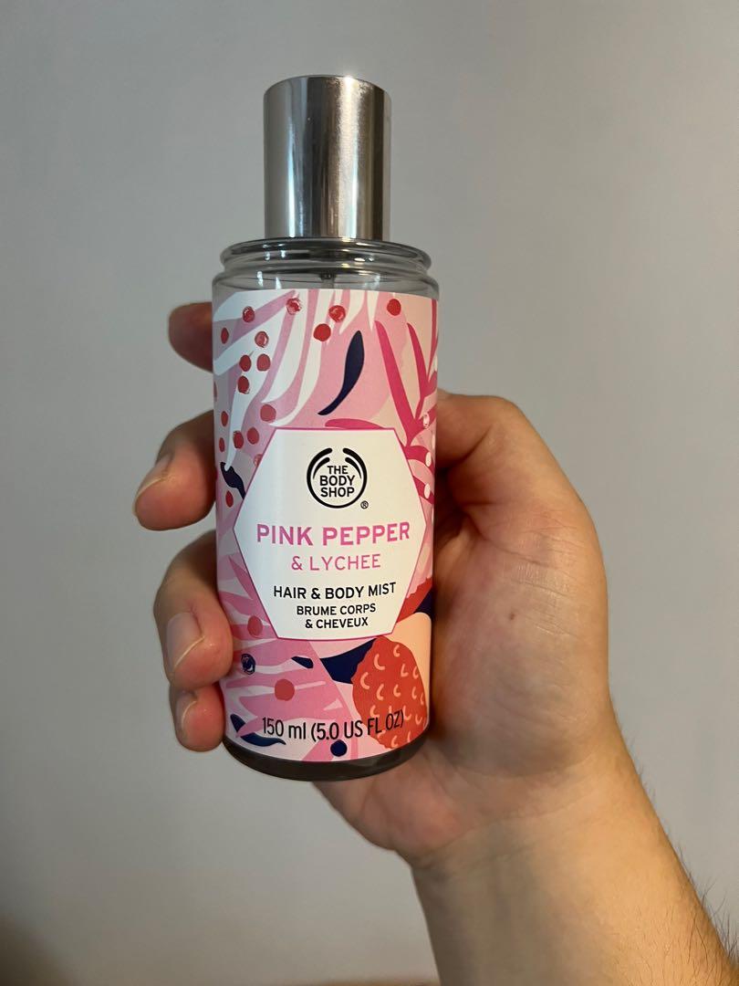 Body Shop Pink Pepper & Lychee Hair and Body Mist, Beauty & Personal ...