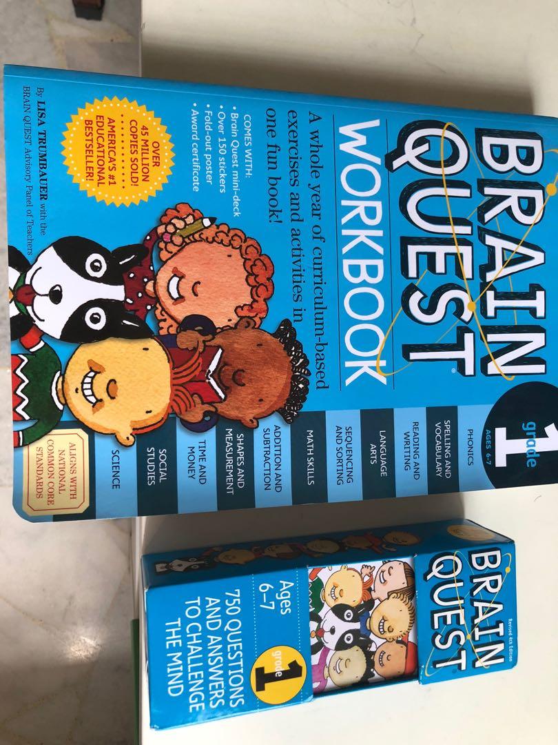 Brain quest book and flash cards, Hobbies & Toys, Books & Magazines ...
