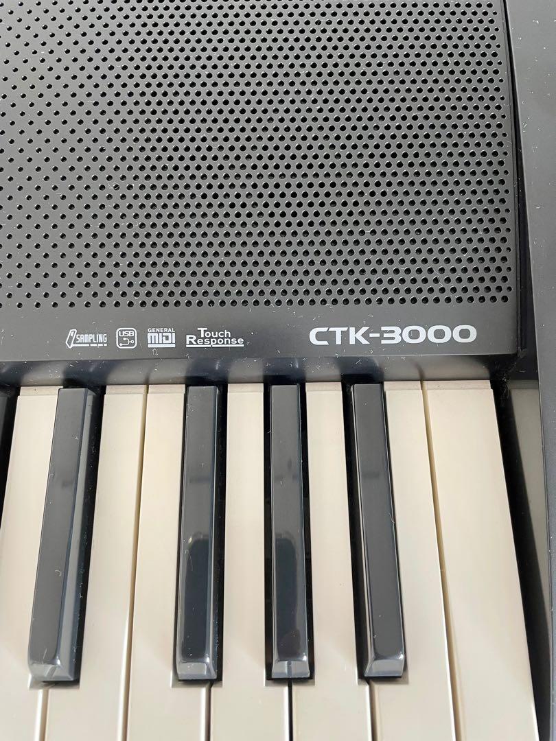 Casio Keyboard at Redhill MRT CTK-3000 with stand, Hobbies & Toys ...