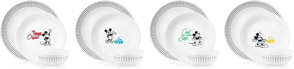 Corelle-Disney-Mickey-Mouse-The True Original, 12 Piece-Dinnerware Set ...
