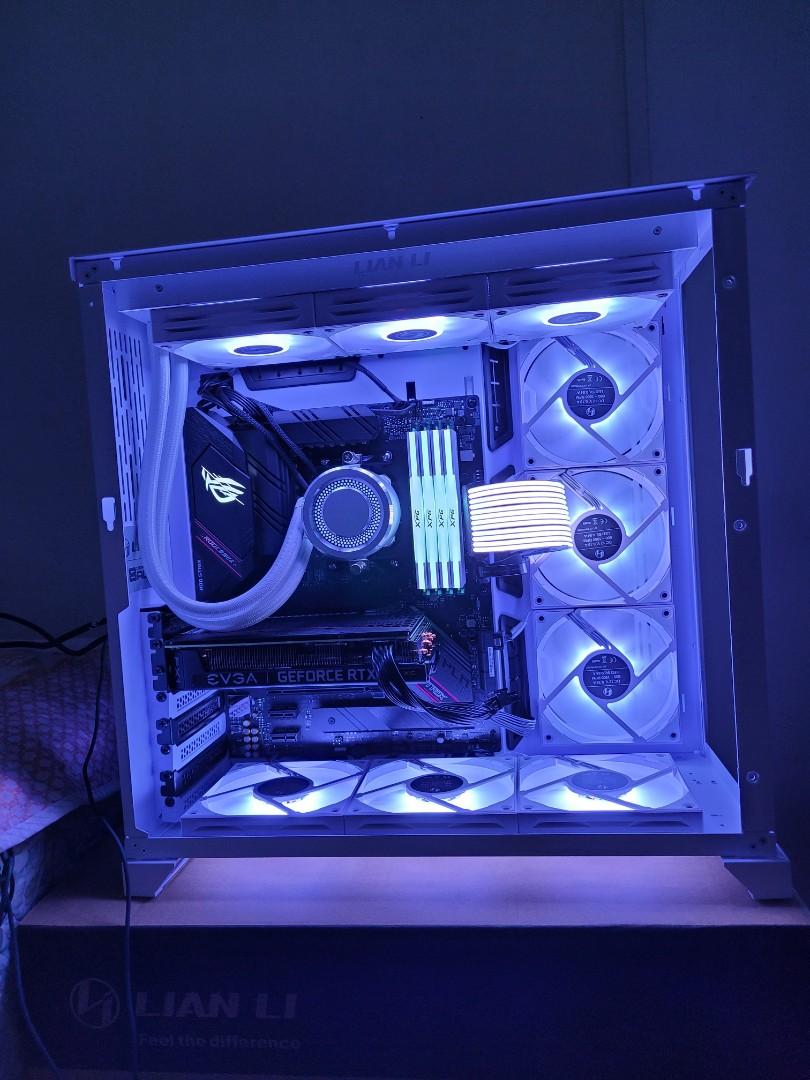 Custom PC building, Upgrading Lian Li RGB Strimmer, Computers & Tech ...
