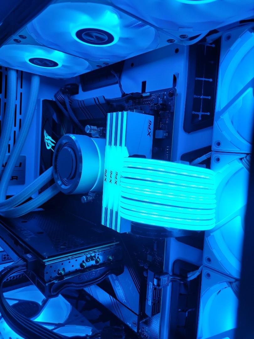 Custom PC building, Upgrading Lian Li RGB Strimmer, Computers & Tech ...