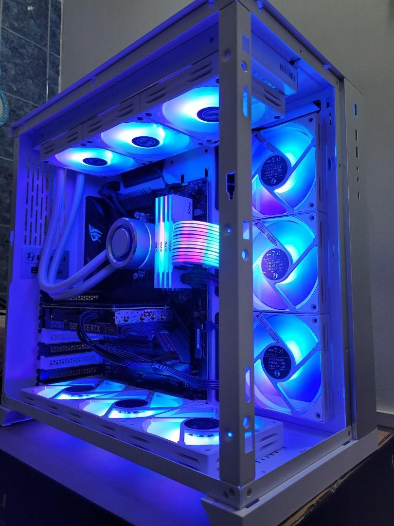 Custom PC building, Upgrading Lian Li RGB Strimmer, Computers & Tech ...