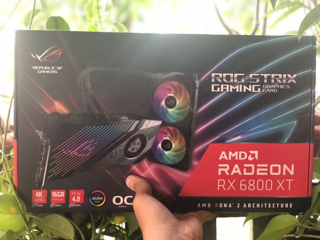 GPU ASUS ROG STRIX RX6800 XT NEW SEAL !!, Computers & Tech, Parts ...