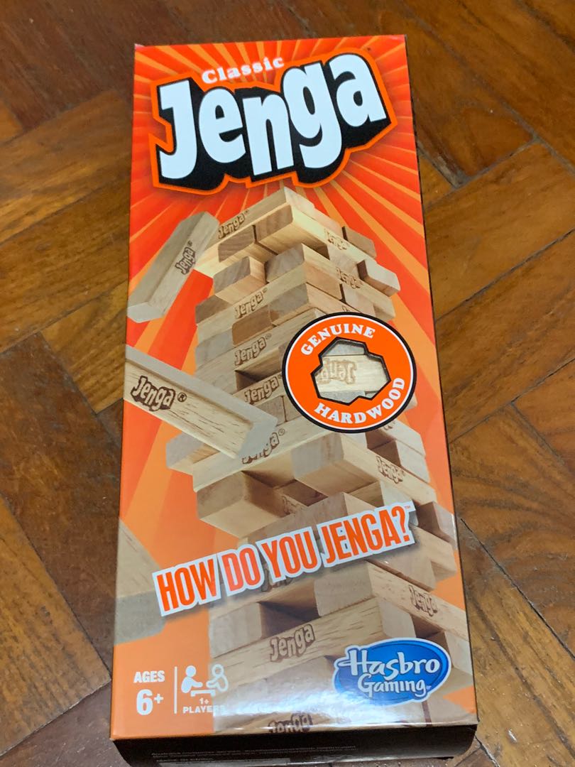 Hasbro Jenga Classic block game, Hobbies & Toys, Toys & Games on Carousell