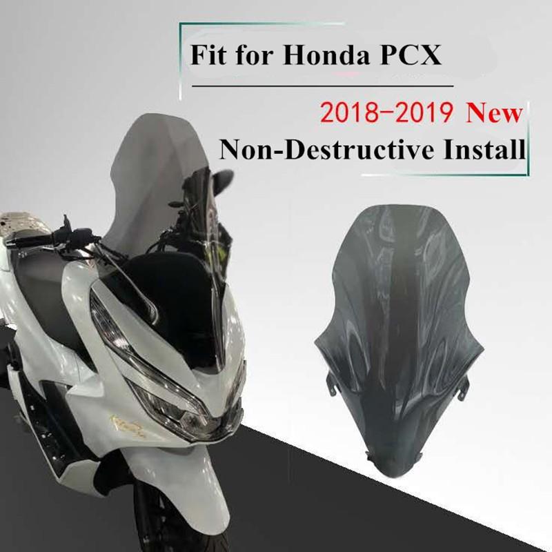 Honda Pcx 150 windshield motorcycle bike wind shield helmet accessories ...