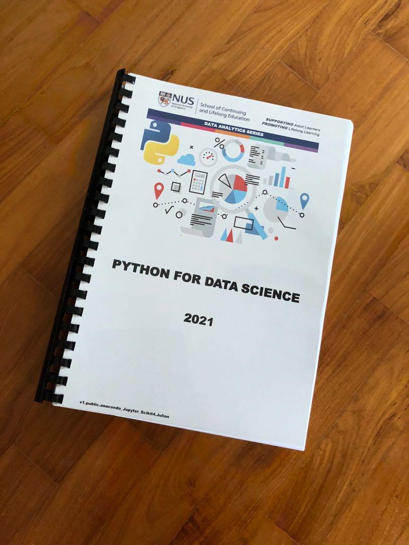 Intro to Python for Data Science (NUS SCALE), Hobbies & Toys, Books ...
