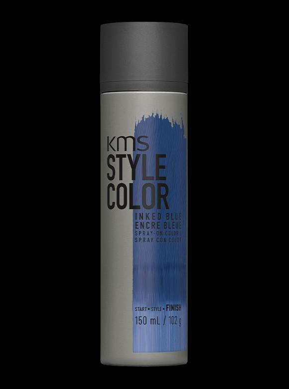 KMS Style Color Temporary Spray on Hair Dye Colour in Inked Blue ...